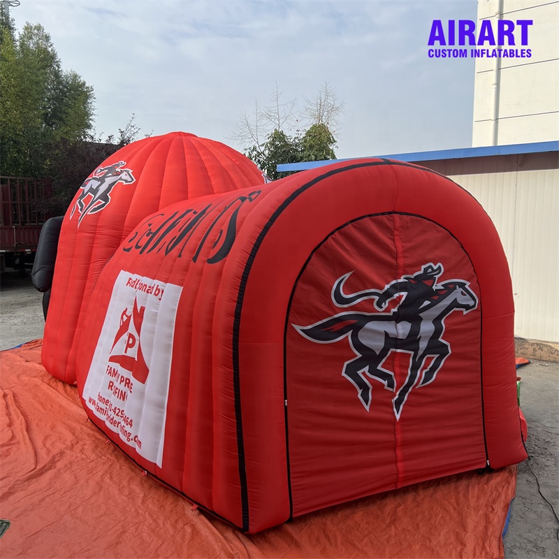 15FT giant inflatable sports helmet inflatable football tunnel-AIRART