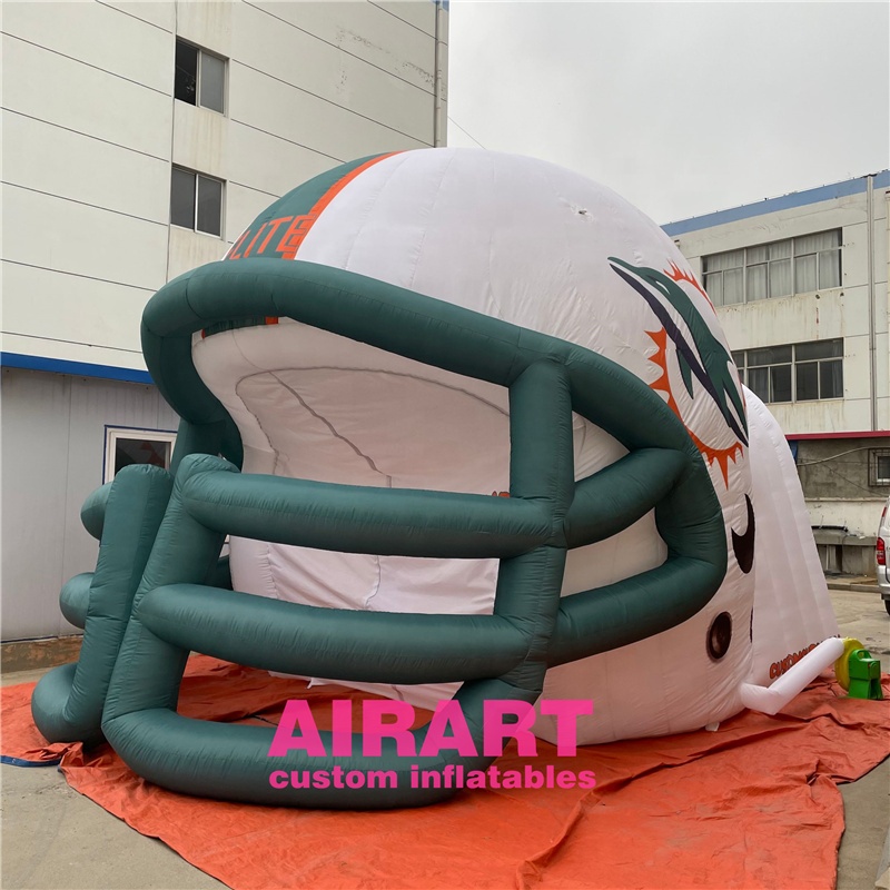 15FT giant inflatable sports helmet inflatable football tunnel-AIRART