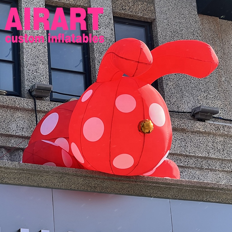 decorative giant inflatable bunny cartoons for Square /shopping mall-AIRART