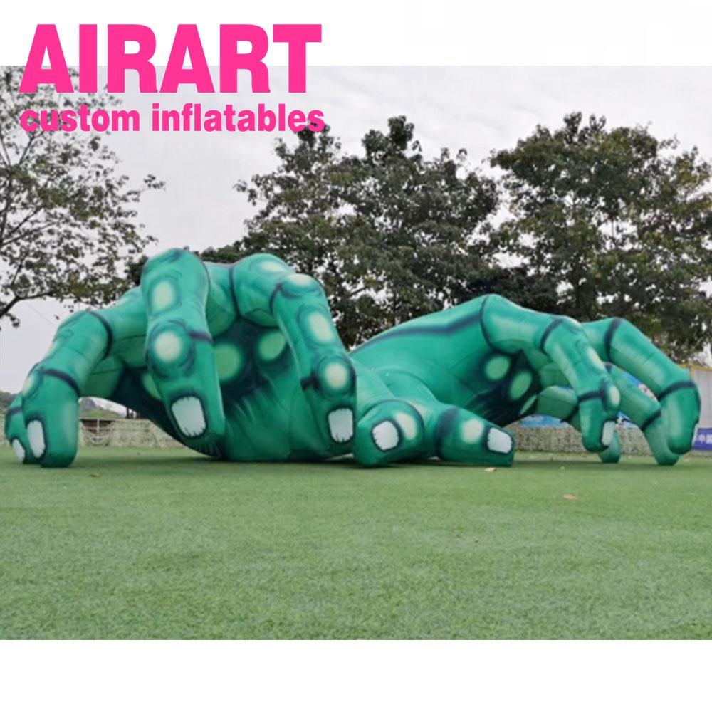 Green inflatable hands inflatable decoration for holiday-AIRART
