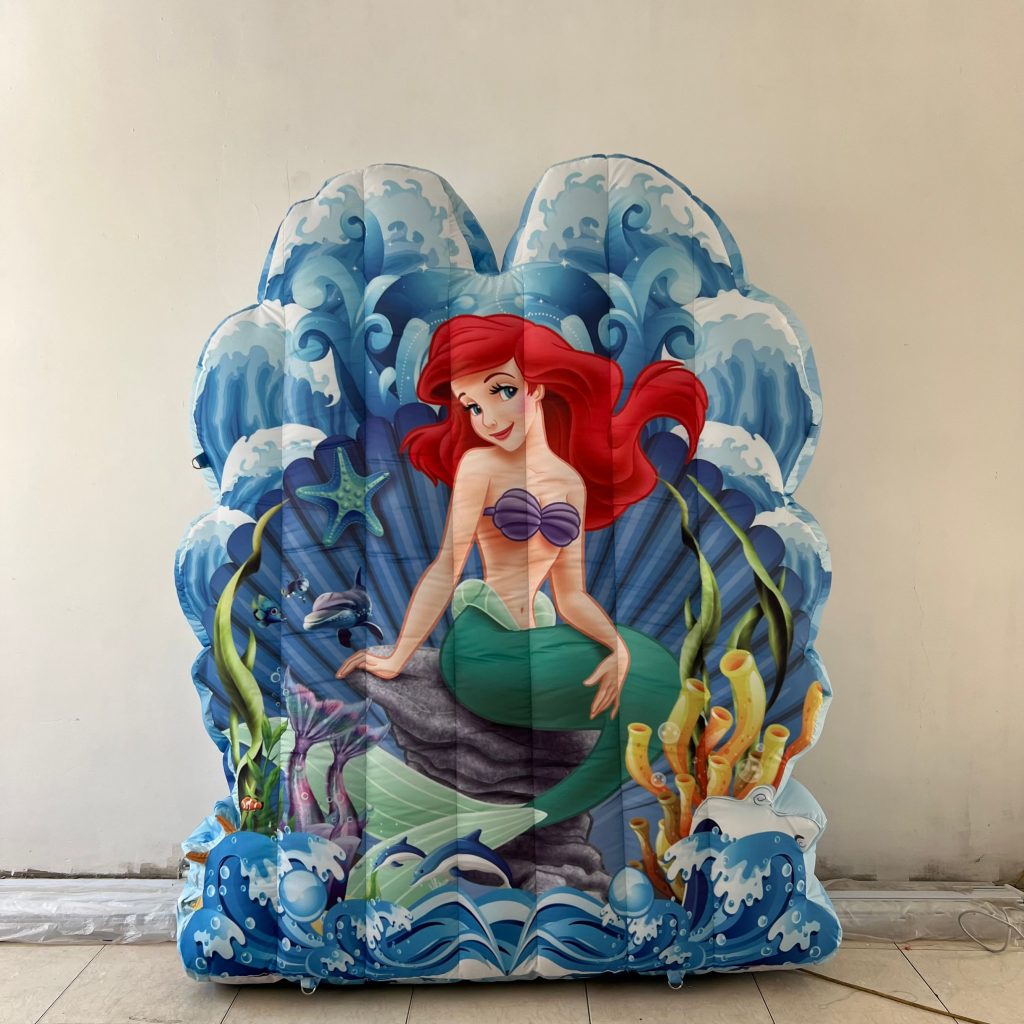 hanging inflatable logo board with led for advertising-AIRART