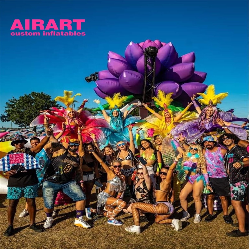 Giant inflatable flowers for stage decoration-AIRART