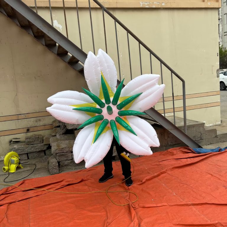 custom 2m inflatable sunflowers inflatable flower for event-AIRART