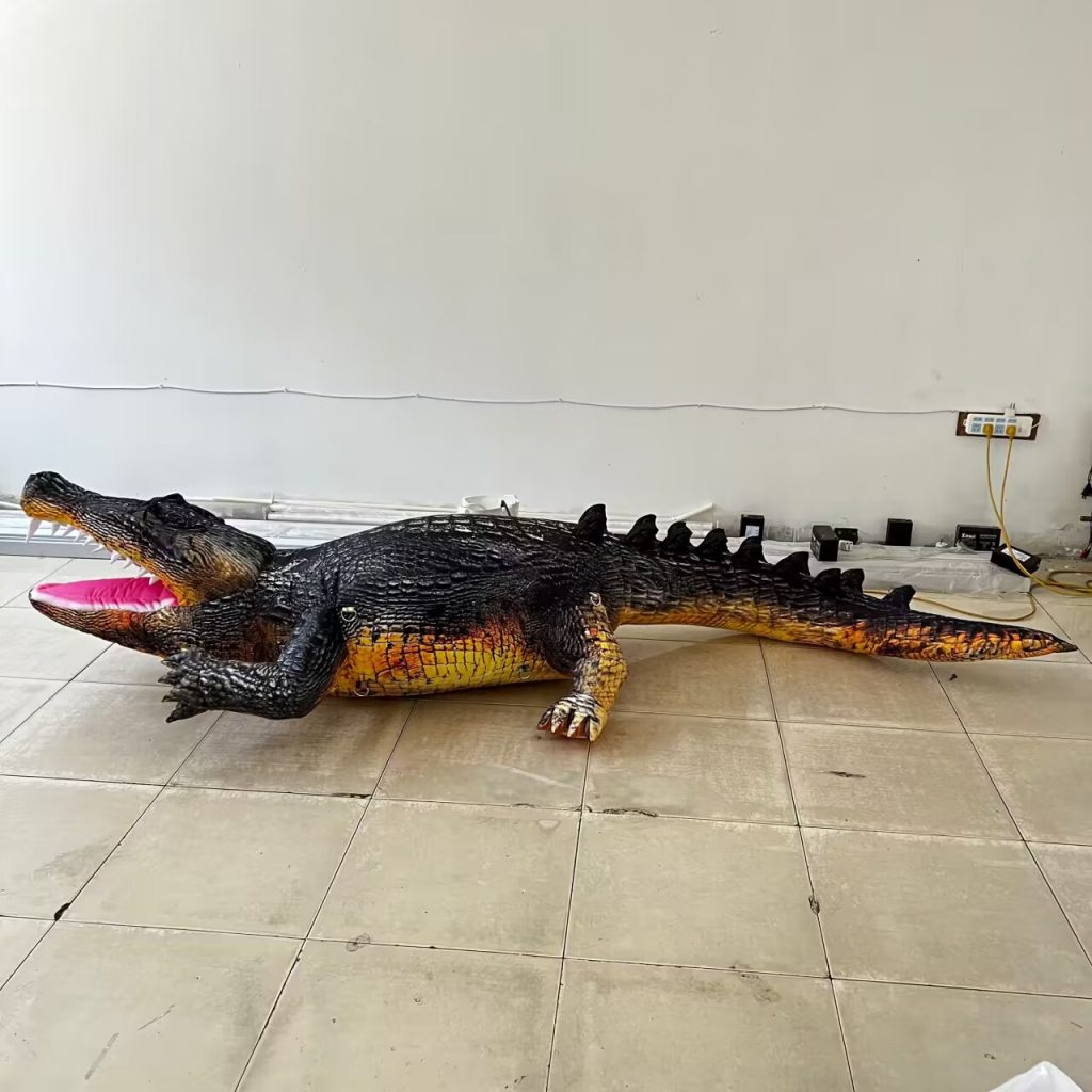 3m long inflatable crocodile animal replicas-AIRART