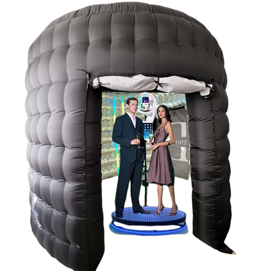 custom inflatable photo booth with logo printed-AIRART