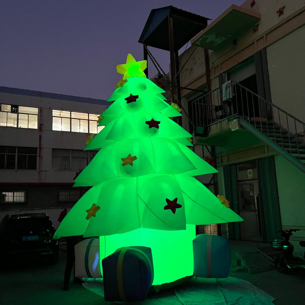 lighting 8m giant inflatable Christmas tree for decoration-AIRART