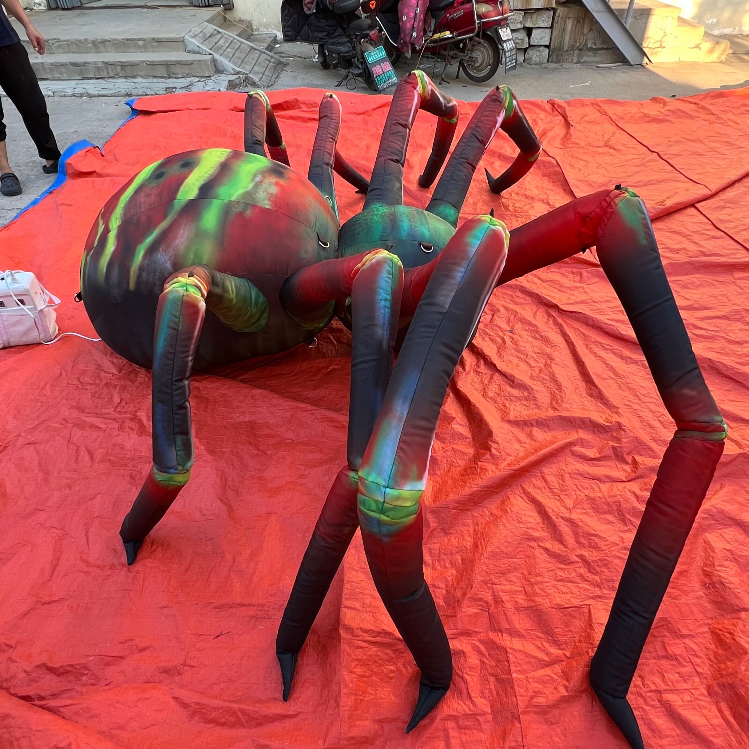 Halloween inflatable spider inflatable green spiders - Aiyate