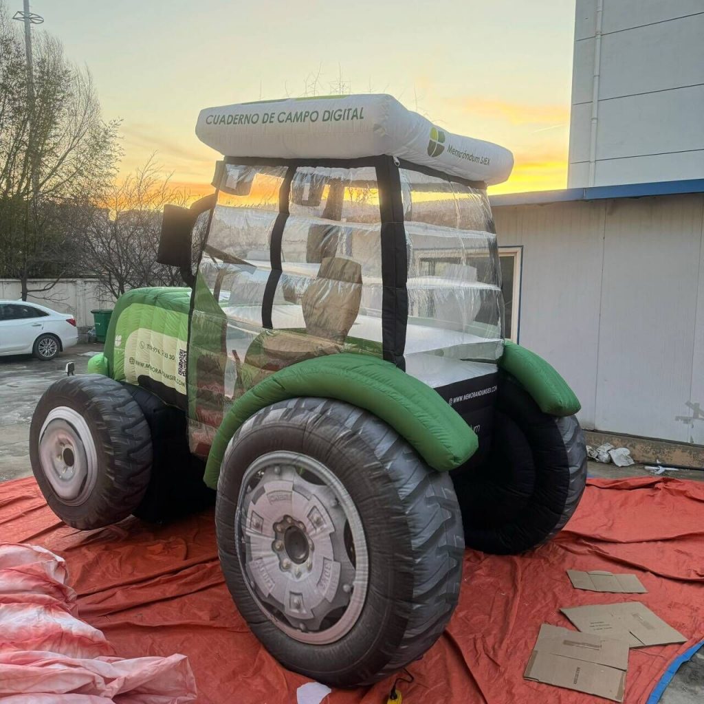 3m tall inflatable advertising tractor inflatable truck car model-AIRART