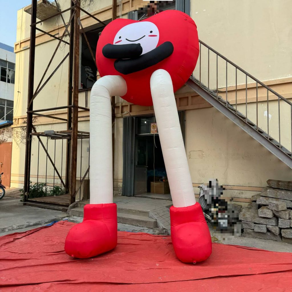custom inflatable heart cartoons inflatable heart balloon character-AIRART